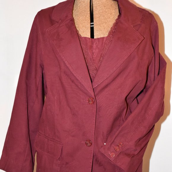 White Stag | Jackets & Coats | White Stag Blazer And Cami 8 | Poshmark